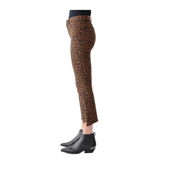 DL1961 | Jeans | Dl961 Jeans Bridget Cropped Highways Boot Animal Print ...